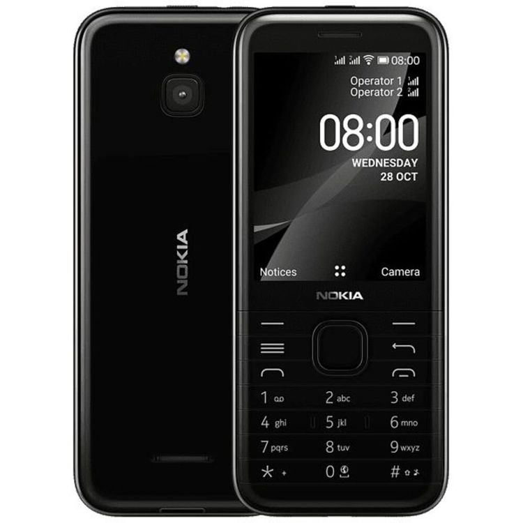 NOKIA 8000 4G (2020), Onyx Black (Neu und originalverpackt) in ...