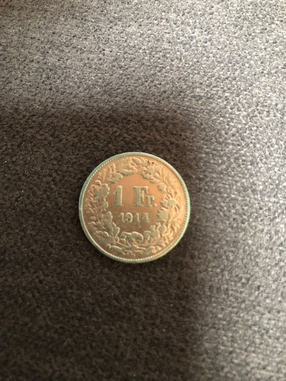 Pièce 1 chf Franken argent silver Silber Münze 1914 | Kaufen auf Ricardo