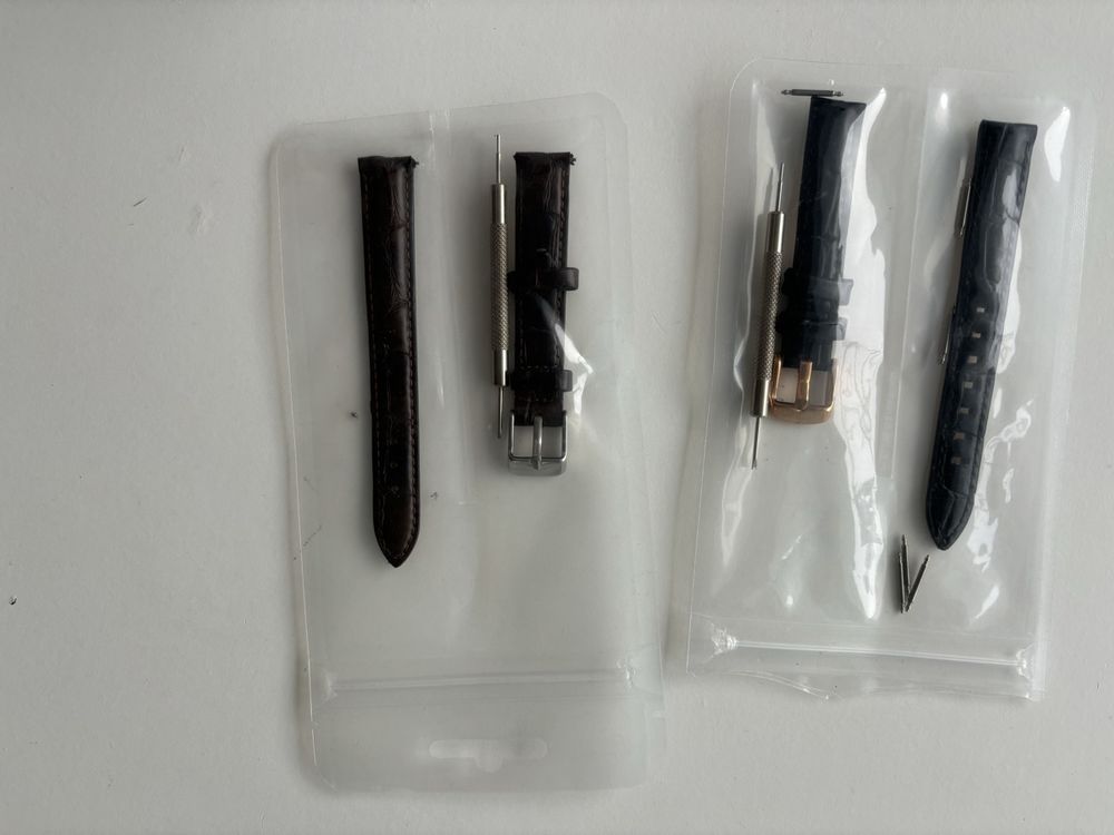 Balxk and Brown New Watch Straps Leather (Neu und originalverpackt) in Adliswil für CHF 20 – mit ...