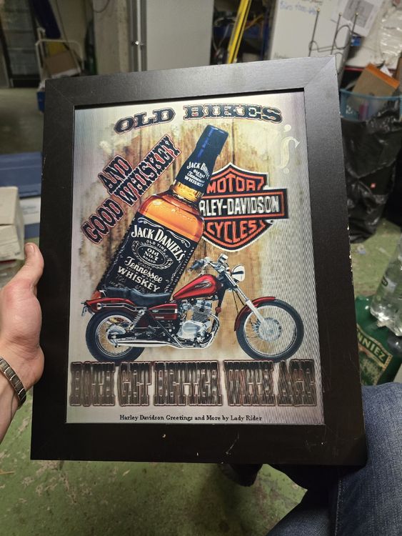 Jack Daniel's Whiskey Bar Bild Je nach Blickwinkel (Gebraucht) in ...