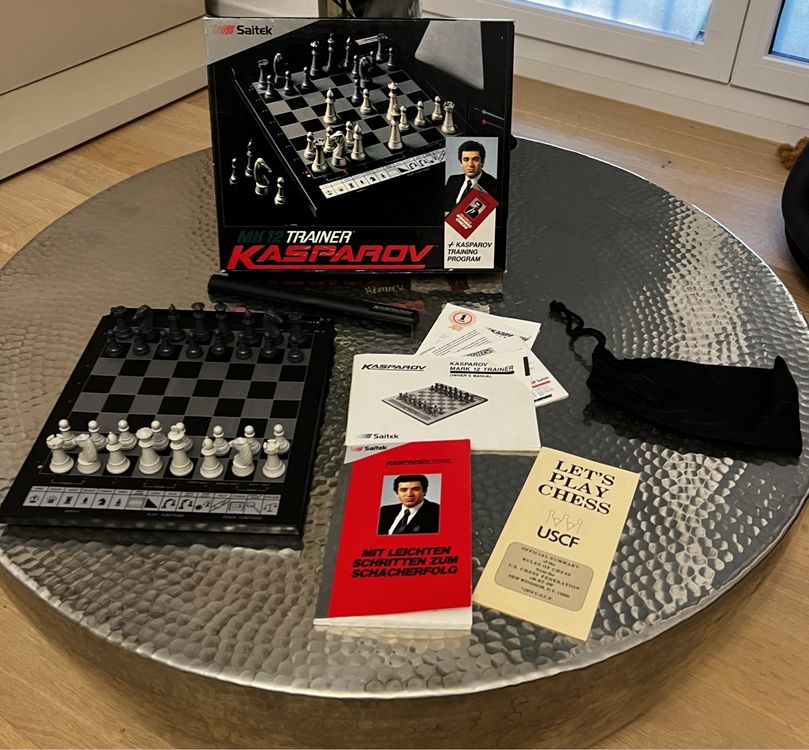 Saitek Kasparov MK12 Trainer Chess Set Schachcomputer | Kaufen auf Ricardo