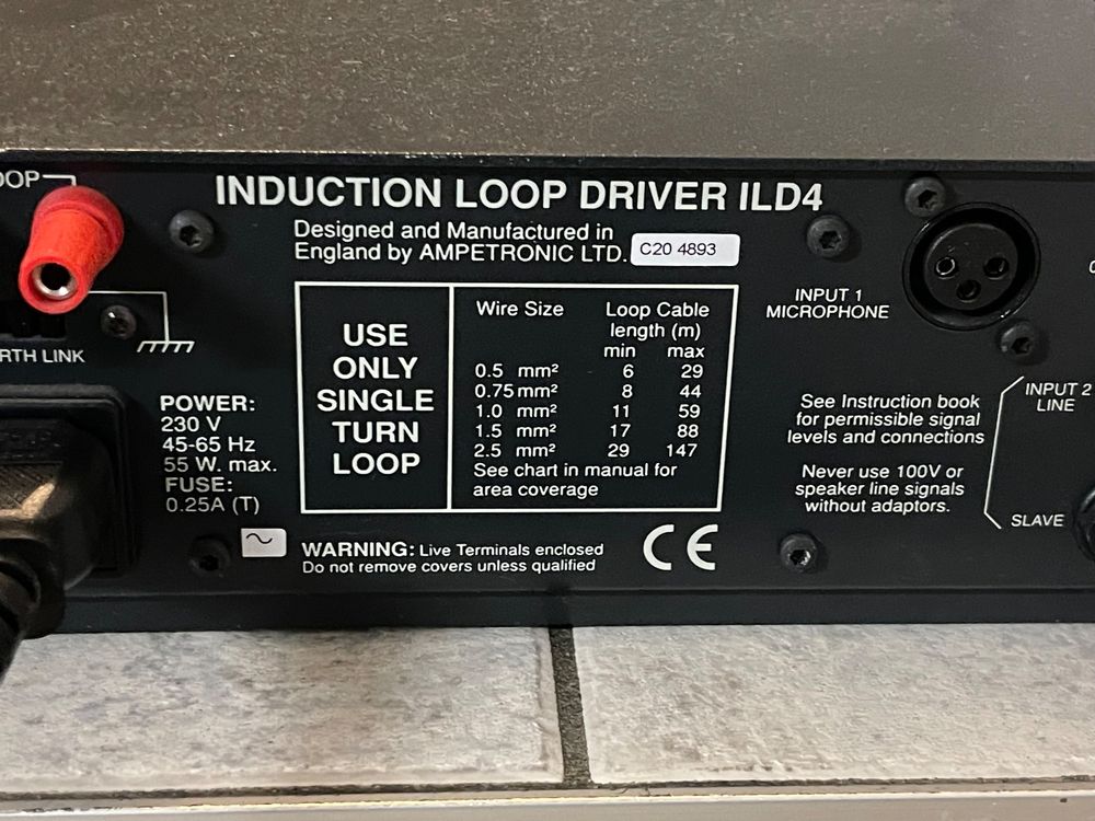 2 Stück AMPETRONIC ILD4 INDUCTION LOOP DRIVER (Gebraucht) in für CHF 1 ...