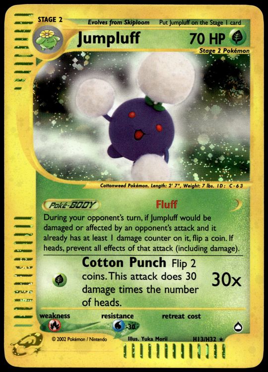 Jumpluff H13/H32 Holo (-Bleed) Pokémon Aquapolis ab 1.- (Neu (gemäss ...