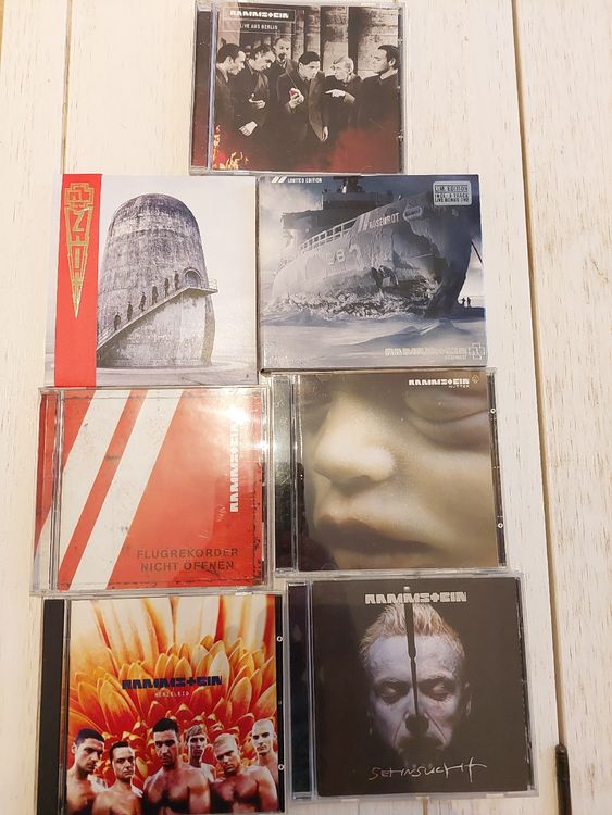 Rammstein CD Sammlung 7 Alben (Gebraucht) in Grenchen für CHF 20 – mit Lieferung auf Ricardo kaufen