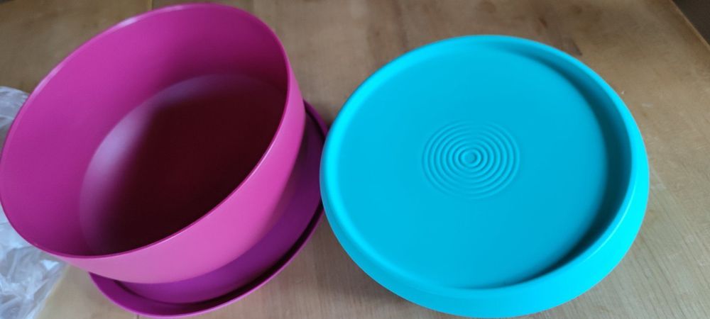 Tupperschüssel Set mit Deckel (Sonnendeckel)4,3 l +2,5 l (Neu und ...