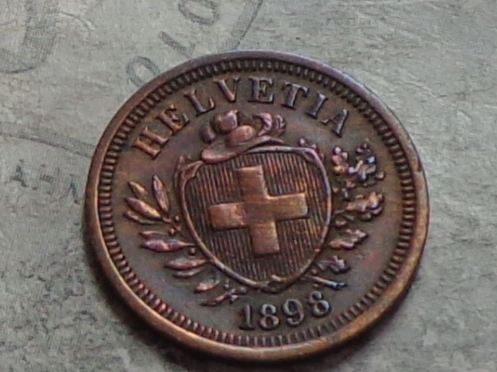1 ct. 1898 B (Gebraucht) in Pully für CHF 6 – mit Lieferung auf Ricardo kaufen