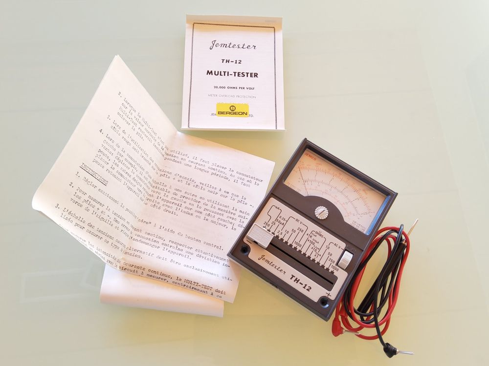 Ancien testeur multimètre JEMCO (D'occasion) à Malleray pour CHF 31 ...