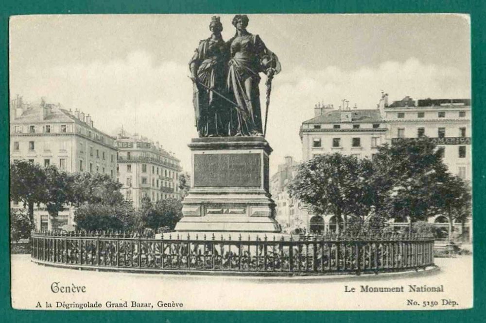 Genève, Le Monument National, um 1900 (Gebraucht) in Sargans für CHF 1 – mit Lieferung auf ...