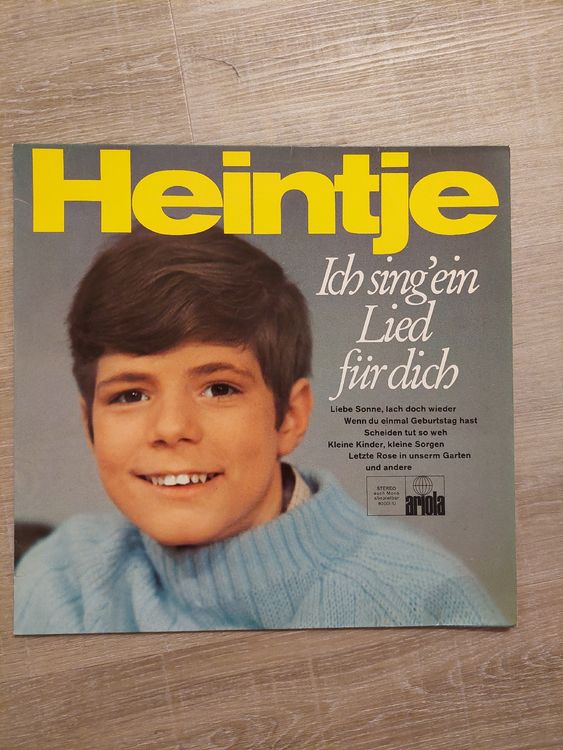 Schallplatte Heintje (Gebraucht) in Schmitten FR für CHF 10 – mit ...