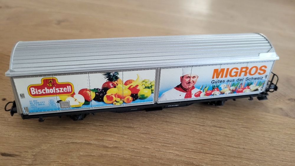 Roco 47610 Schiebewandwagen Migros SBB H0 DC OVP (Neu und ...