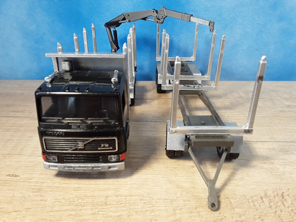 Volvo F16 _ Holz Transporter Hängerzug Volvo Power LKW 1:50 (Gebraucht ...