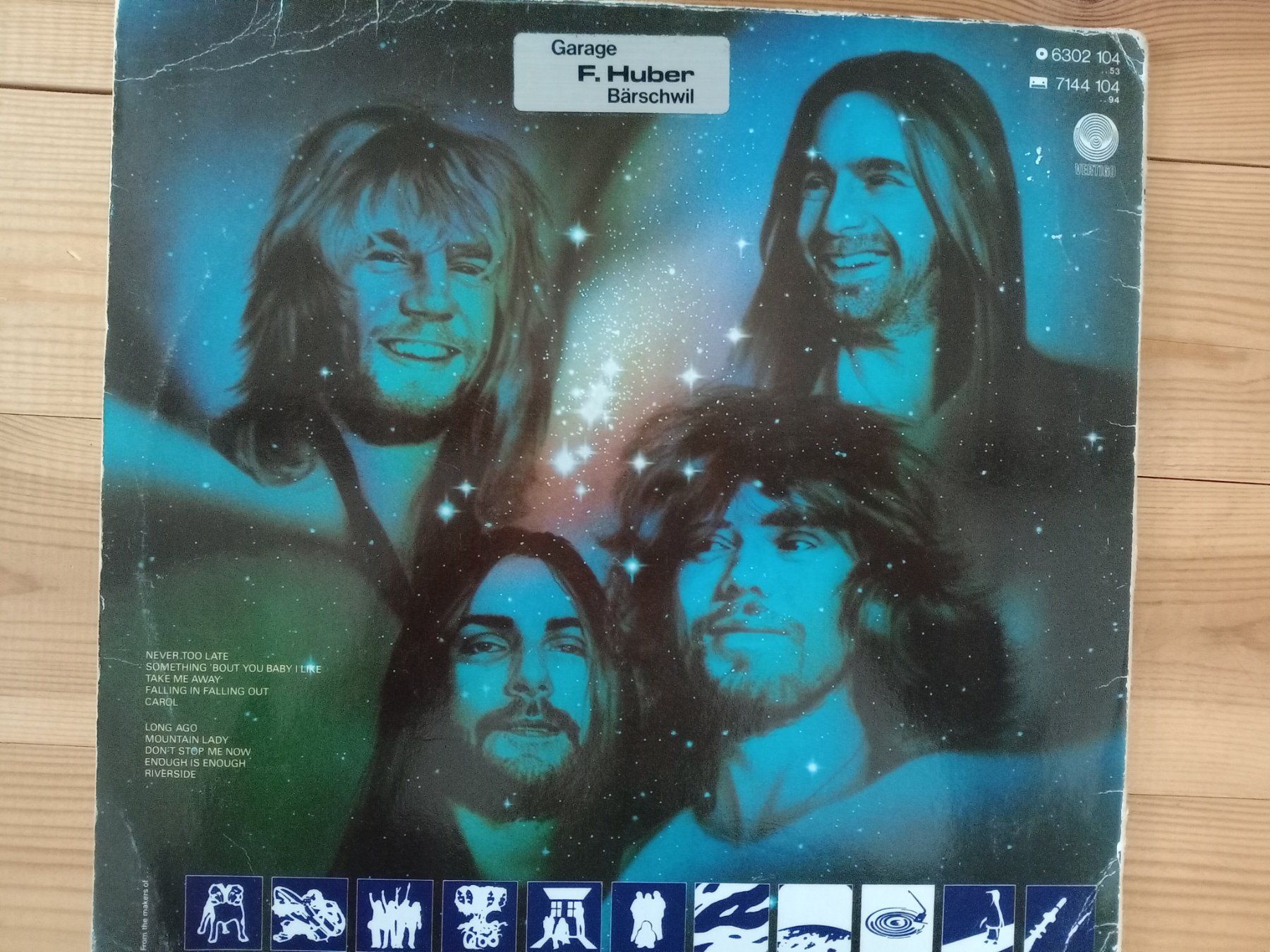 Status Quo - Never Too Late - Seltene Vinyl Schallplatte! (Gebraucht ...