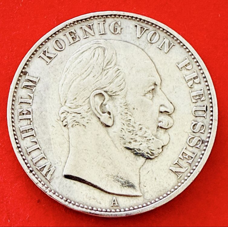 Wilhelm Koenig von Preussen, Silber Thaler 1871, Top! (Gebraucht) in ...