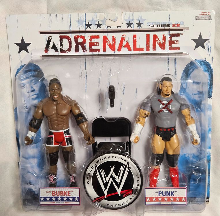 WWE Wrestling Figur CM Punk Elijah Burke AEW RAW SMACKDOWN (Neu und ...