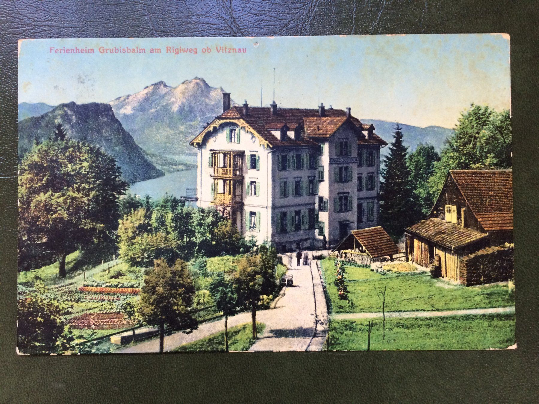 AK 1916 Ferienheim Grubisbalm Rigiweg Vitznau Luzern Häuser (Gebraucht ...