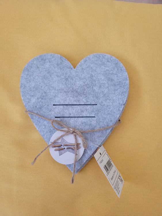Besteckhalter Herz aus Filz 4 Stück | Kaufen auf Ricardo