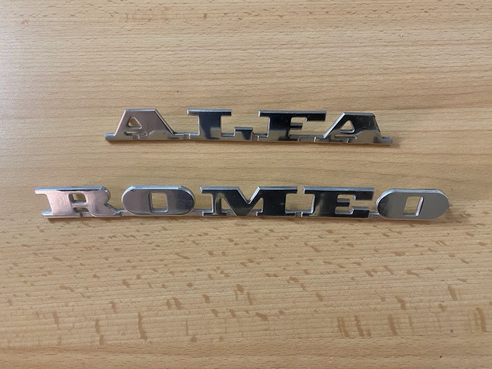 Alfa Romeo Emblem Schrift Metall | Kaufen auf Ricardo