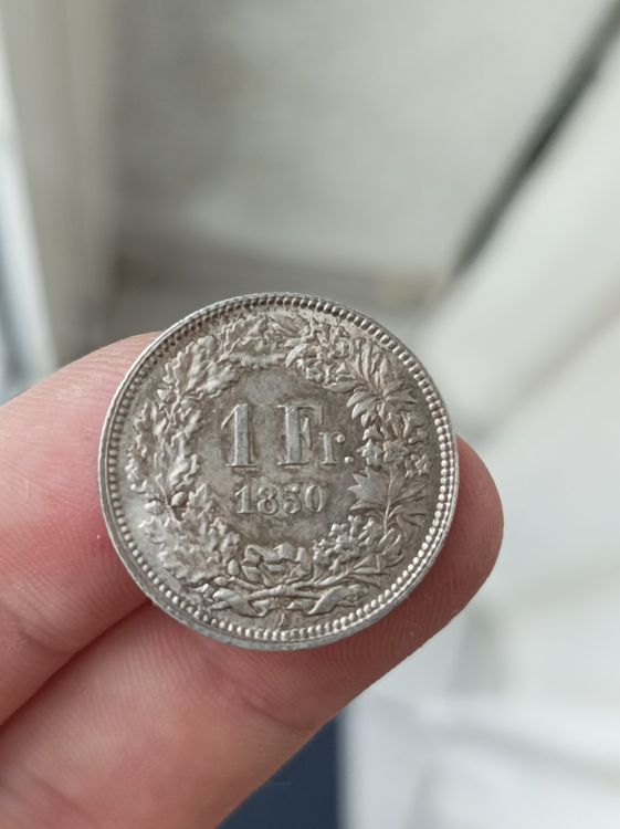 1 Franken 1850 Top Unzirkuliert mit Patina !!! (Gebraucht) in Muralto für CHF 172 – mit ...