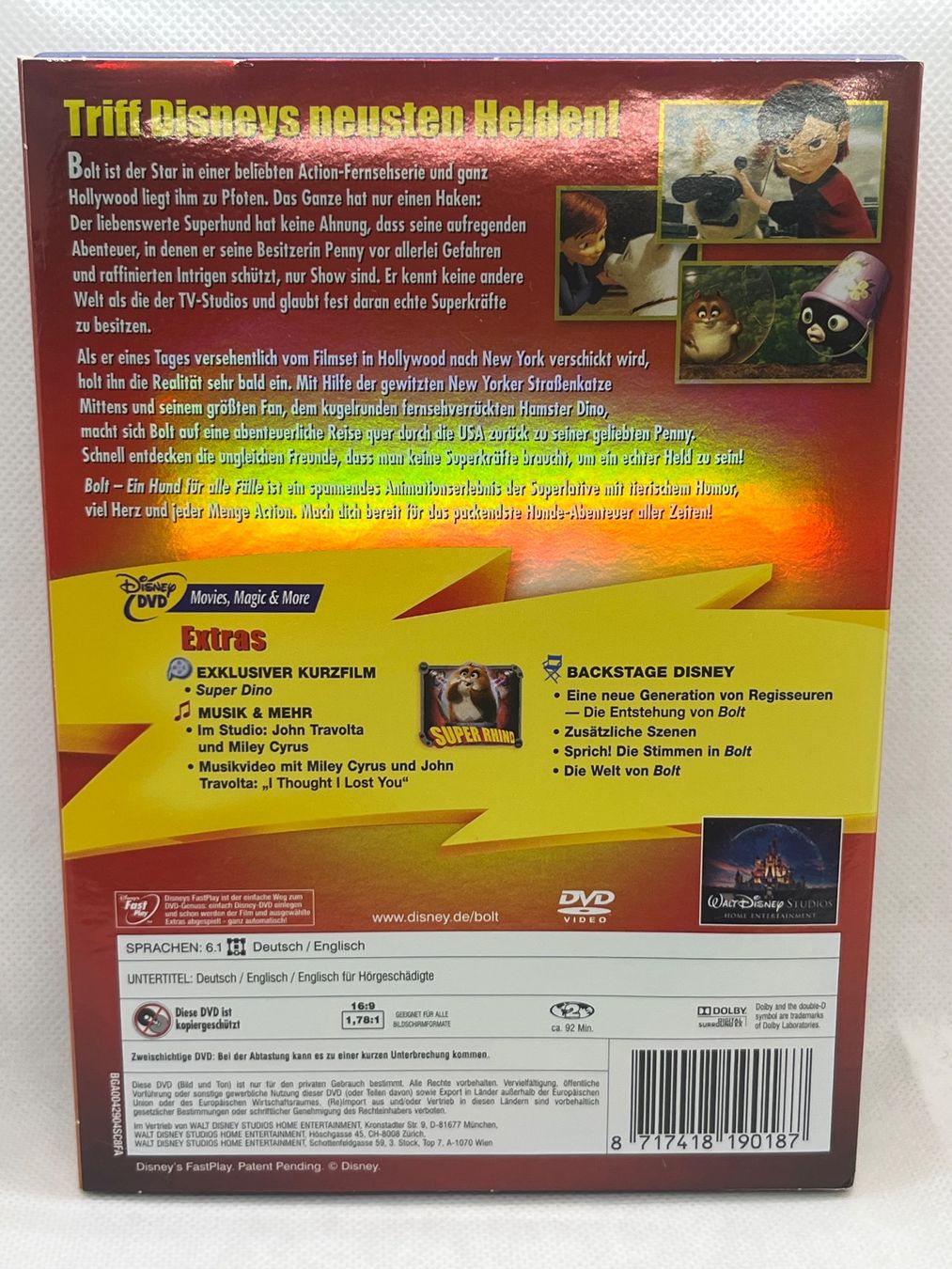 Walt Disney Bolt DVD - Ein Hund für alle Fälle (Gebraucht) in ...