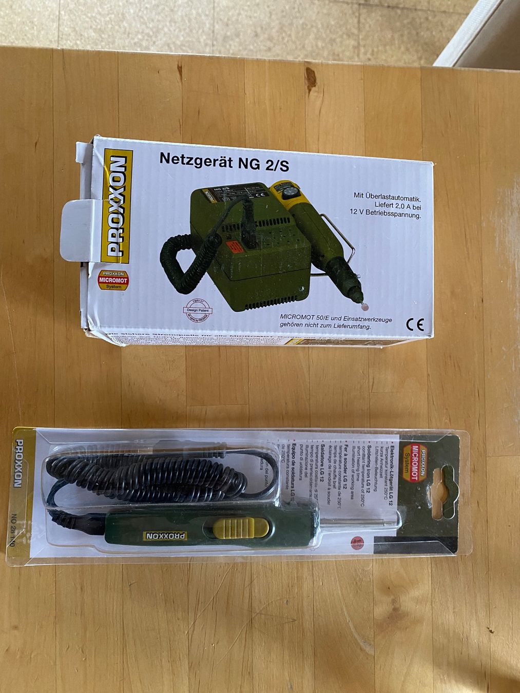 Proxxon Netzgerät NG 2/S und Lötkolben LG12 -Super Set! (Gebraucht) in ...