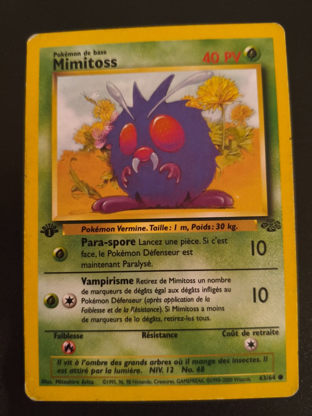 Pokémon Jungle: Mimitoss 63/64 édition 1 FR dès 1.- (D'occasion) à ...