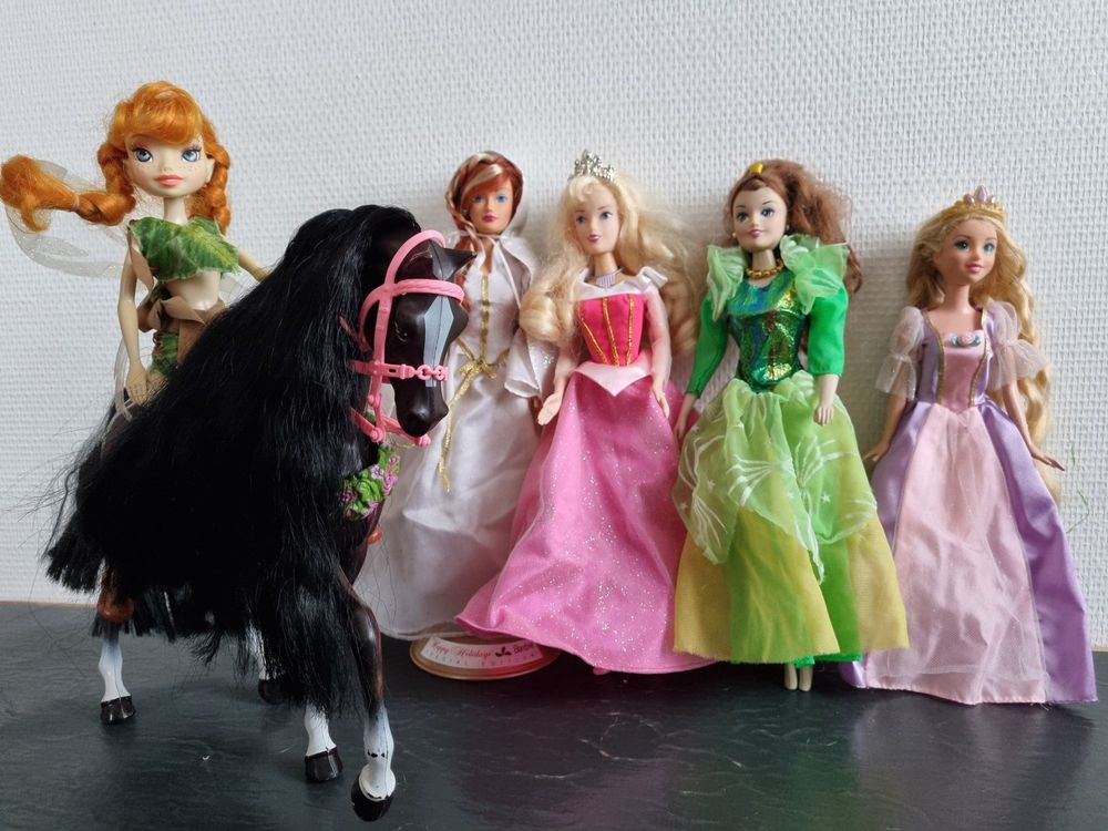 Barbie princesses et fée avec cheval (Gebraucht) in für CHF 15 – mit ...