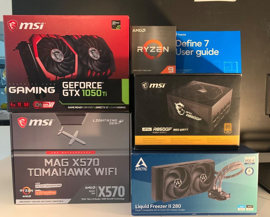 High-End PC / MSI X570 / Ryzen 9 5950x / 128GB RAM / 2TB (Gebraucht) in ...