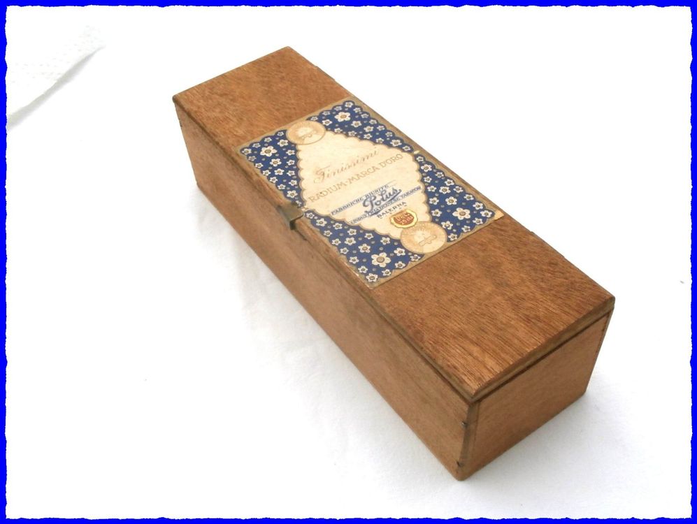 antike ZIGARRENBOX um 1920 - Polus SA in Balerna (Tessin) | Kaufen auf ...