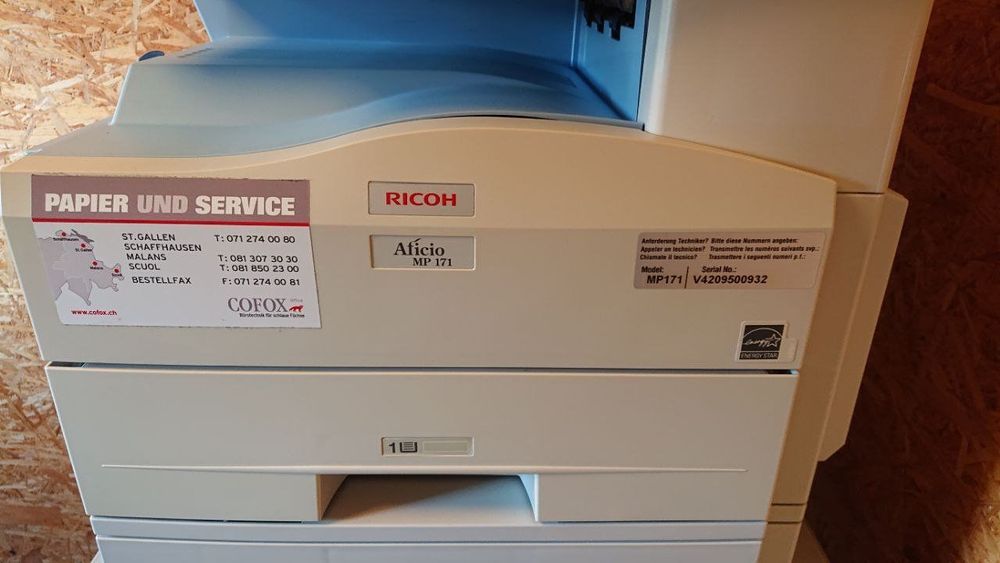 Ricoh Aficio MP171 | Kaufen auf Ricardo