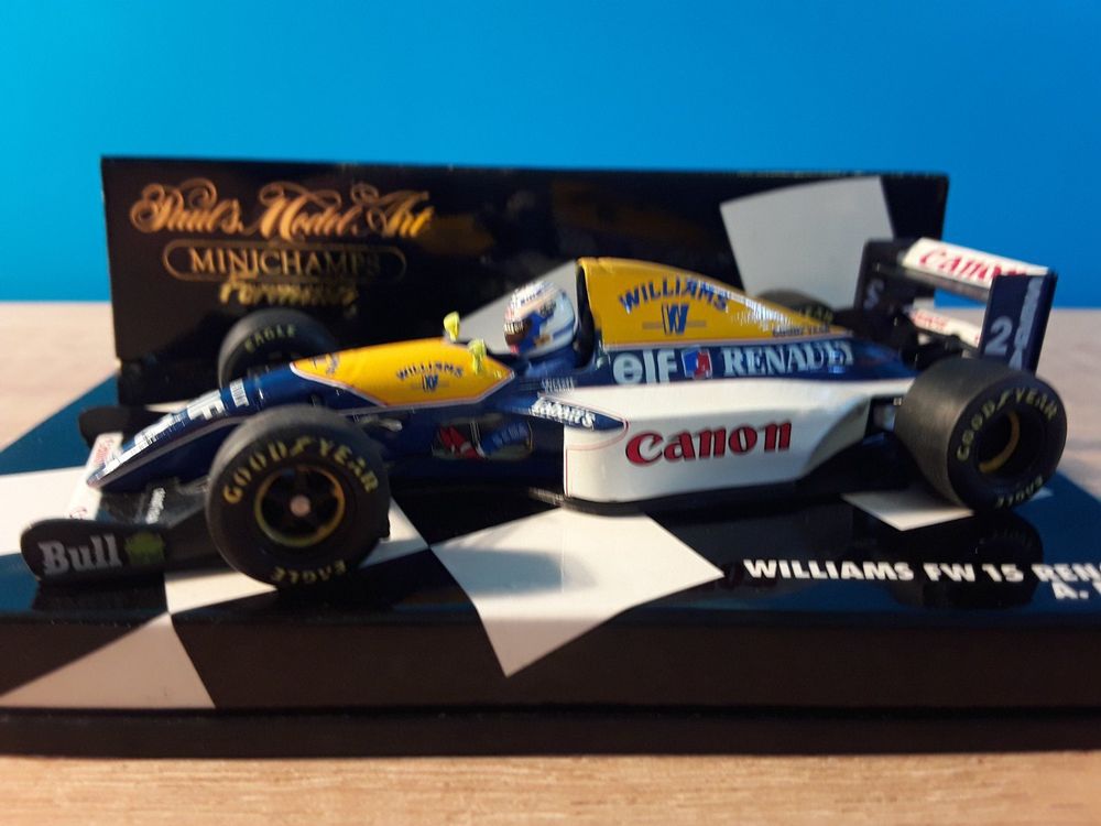 Modellauto _ Formel 1 Williams FW15 Renault A. Prost _ 1:43 (Gebraucht ...