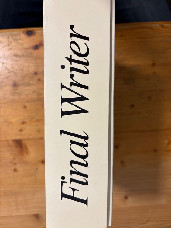 Amiga Final Writer Big Box CIB – Anleitung & 7 Disketten (Gebraucht) in ...