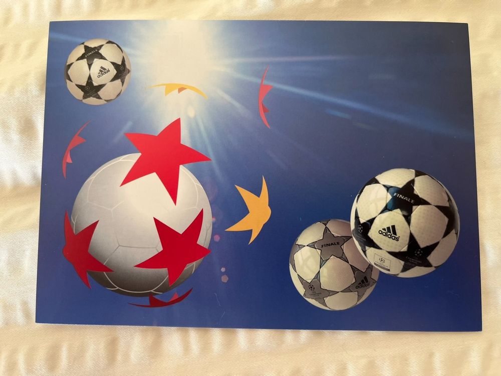 Postkarte 50 J. UEFA Starballs 2004 postfrisch (Neu (gemäss ...