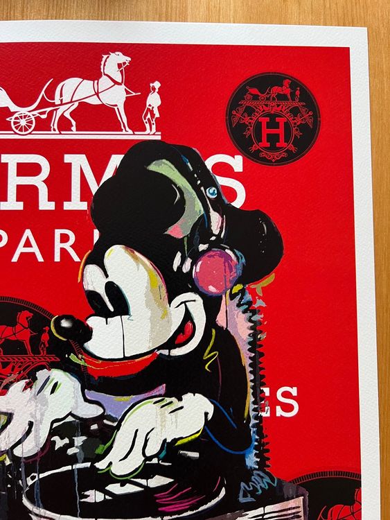 DEATH NYC « Hermes Mickey Mouse DJ » 19/100 (Neu (gemäss Beschreibung ...