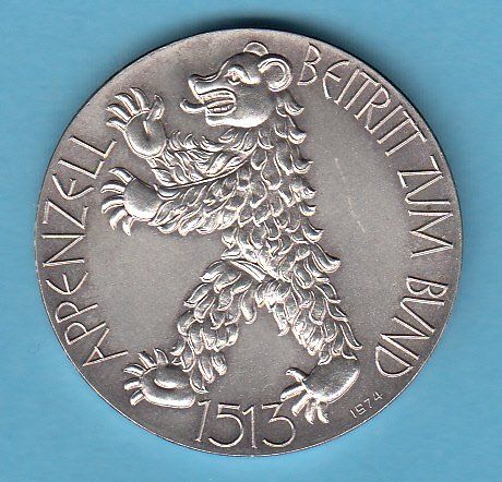 Appenzell- Beitritt zum Bund 1513 (Neu (gemäss Beschreibung)) in Gossau ...