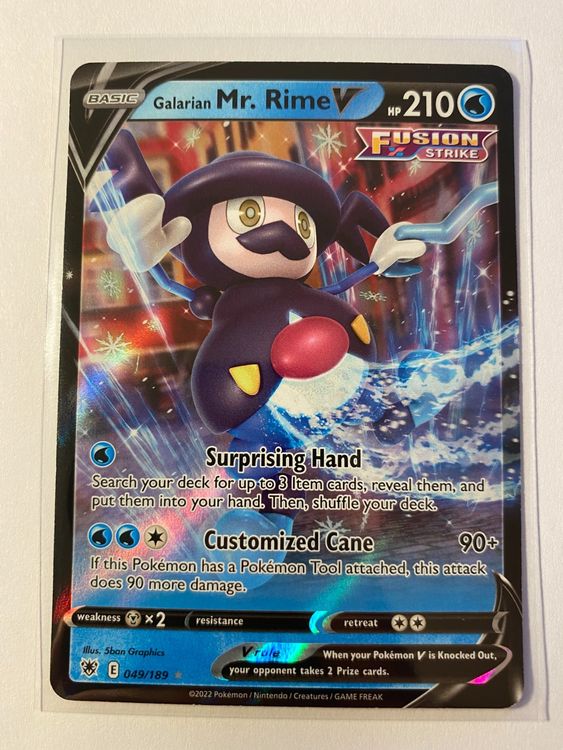 Pokemon Galarian Mr. Rime V 049/189 Astral Radiance EN | Kaufen auf Ricardo