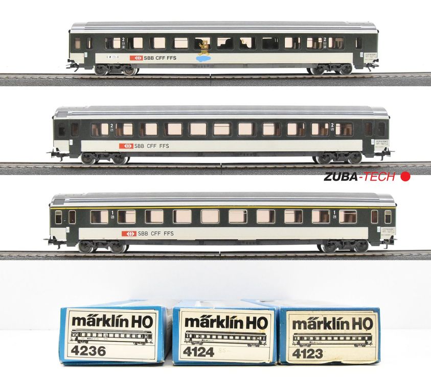 Märklin 3x Personenwagen EW IV SBB H0 WS mit OVP (Gebraucht) in St. Gallen für CHF 54 – mit ...
