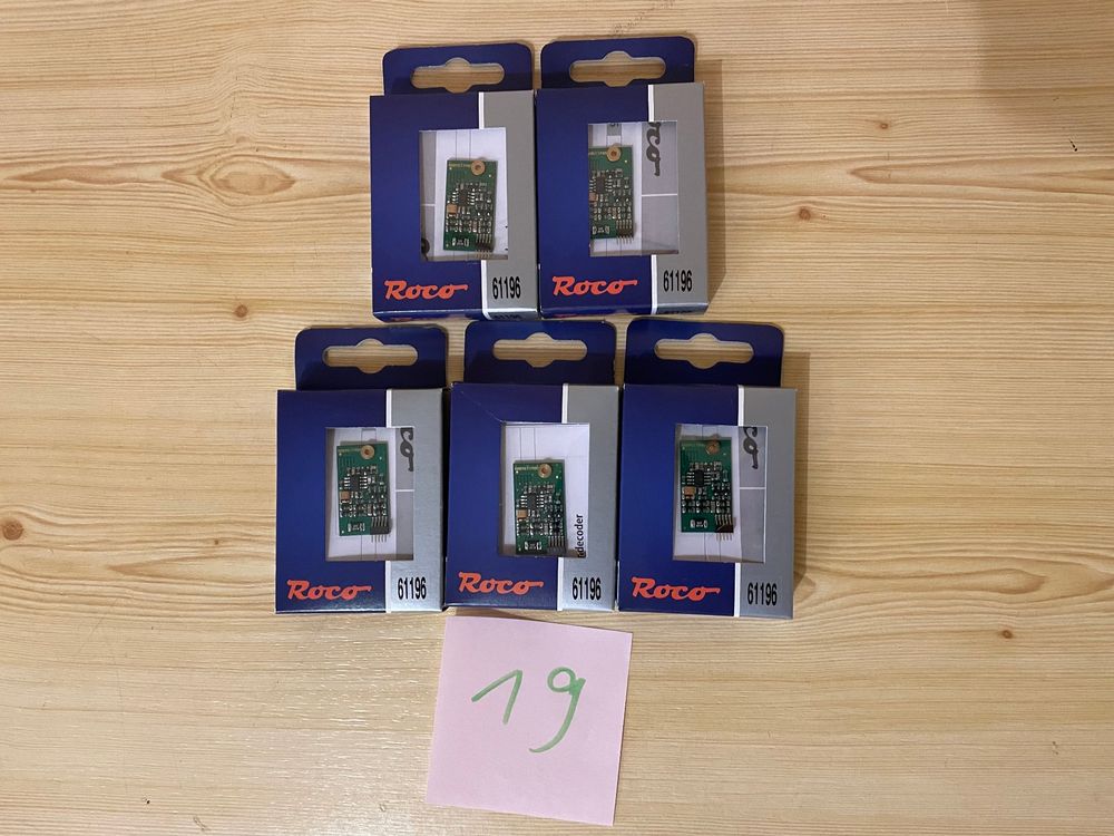Roco HO 61196 Weichendecoder Geo, 5 Stk. (Neu und originalverpackt) in ...