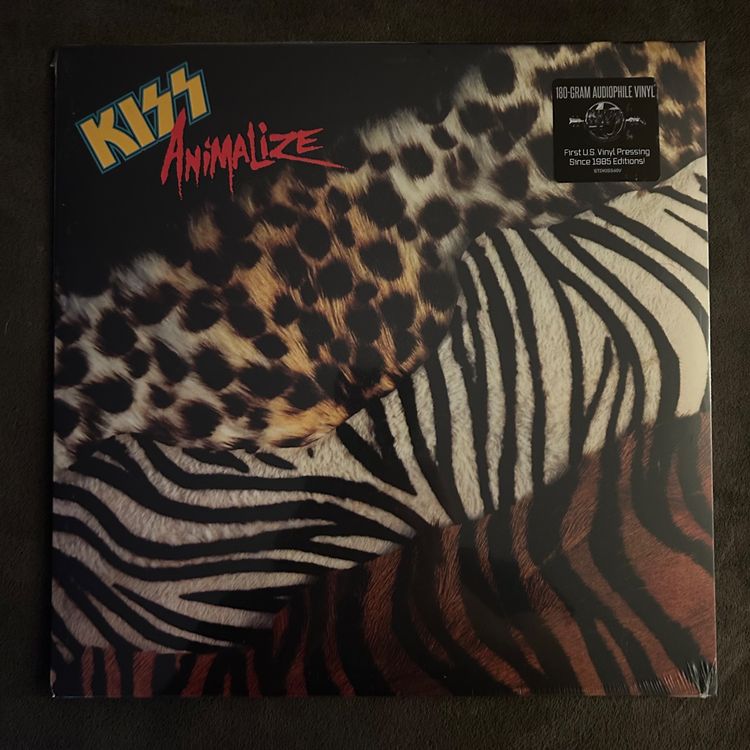 KISS „Animalize“ LP 180g Vinyl 2014 US-Pressing SEALED! (Neu und ...