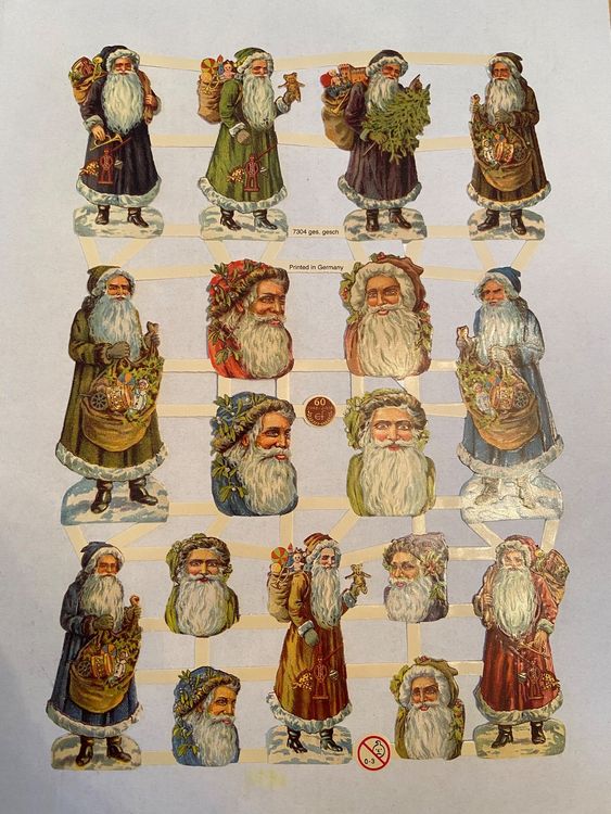 Oblaten Nikolaus Weihnachten Nostalgie Glanzbilder (Neu und originalverpackt) in Luzern für CHF ...