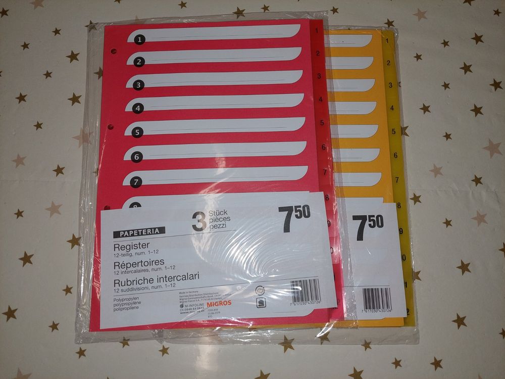 Register und Mappen Set, Couvert (Neu (gemäss Beschreibung)) in Uitikon ...