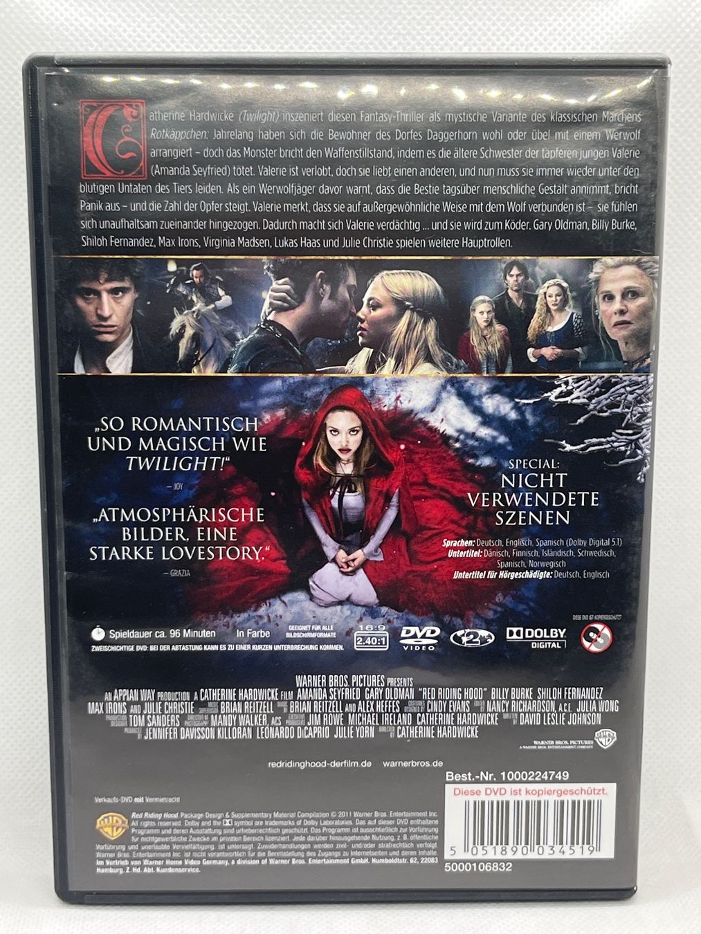 DVD: Red Riding Hood - Unter dem Wolfsmond, Amanda Seyfried (Gebraucht ...