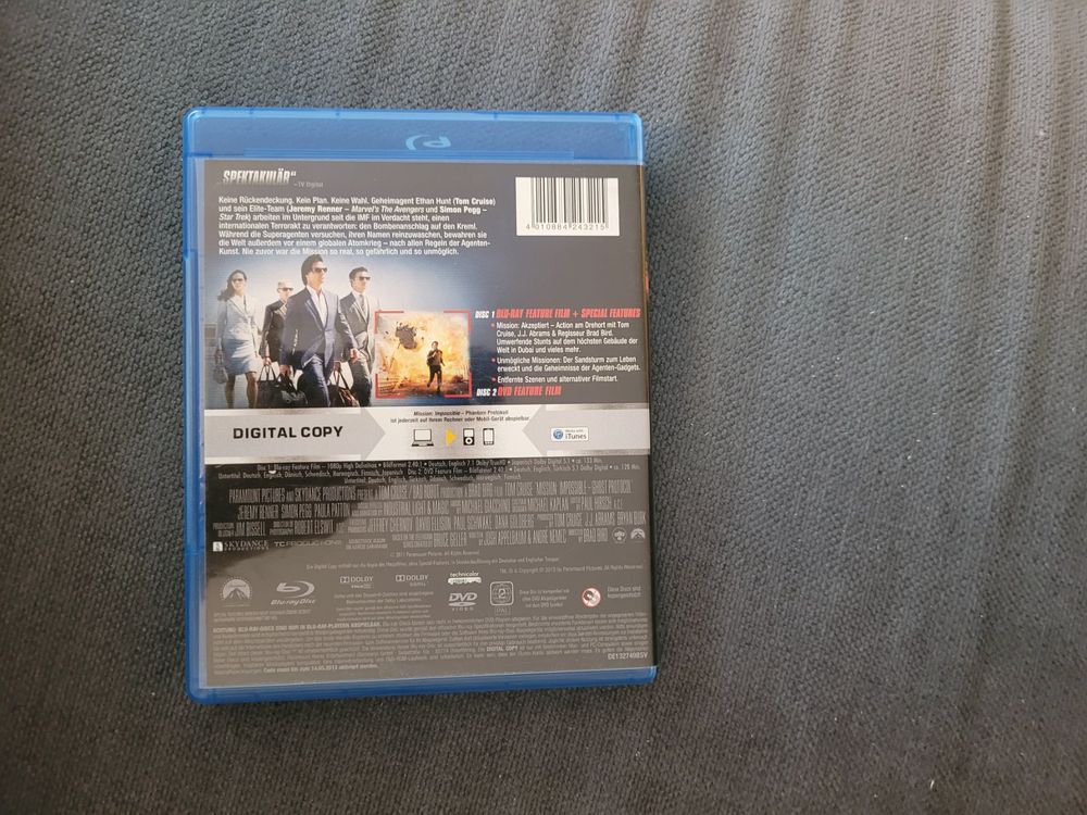 Mission impossible phantom protokoll mit tom cruise (Gebraucht) in Zollikerberg für CHF 2 – mit ...