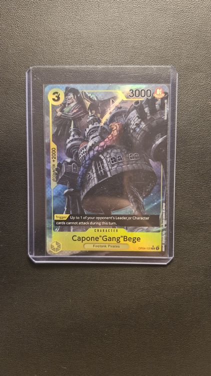 One Piece Card Game - Capone "Gang" Bege Alt Art - OP04 (Neu (gemäss ...