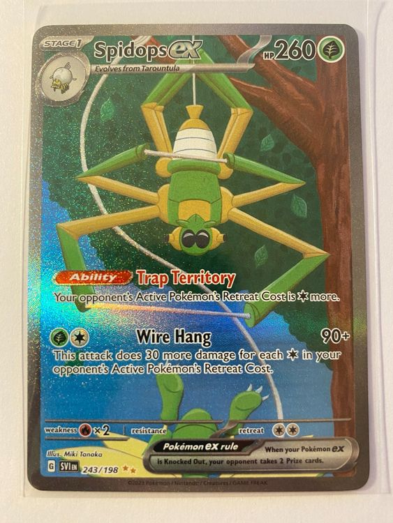 Pokemon Spidops EX 243/198 Scarlet & Violet EN (Neu (gemäss ...
