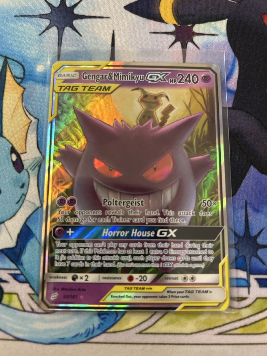 Pokemon Gengar & Mimikyu GX tag team (Neu (gemäss Beschreibung)) in ...