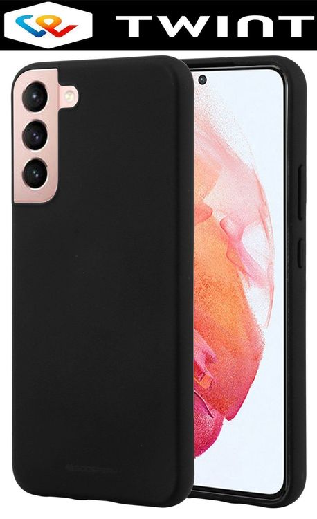 Samsung Galaxy S22 5G Hülle Etui Silikon Case Cover SCHWARZ (Neu und ...