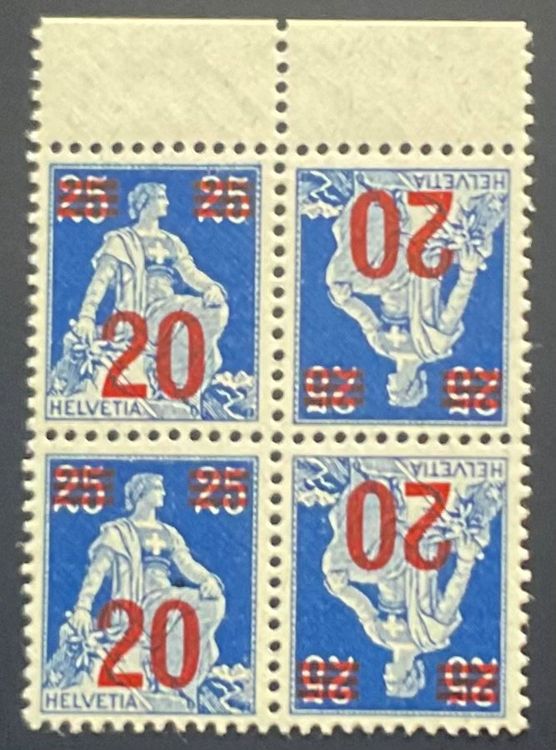 Briefmarken Schweiz, verschiedene Kehrdrucke (Neu (gemäss Beschreibung)) in Luzern für CHF 4.5 ...