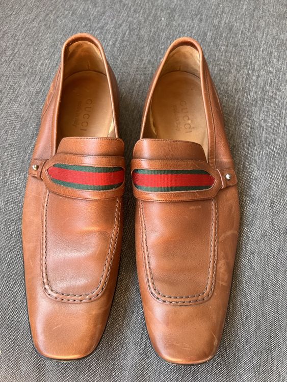 Like New Gucci Leather Men's Loafer Shoes Gr 43/USA 9 (Neu (gemäss ...