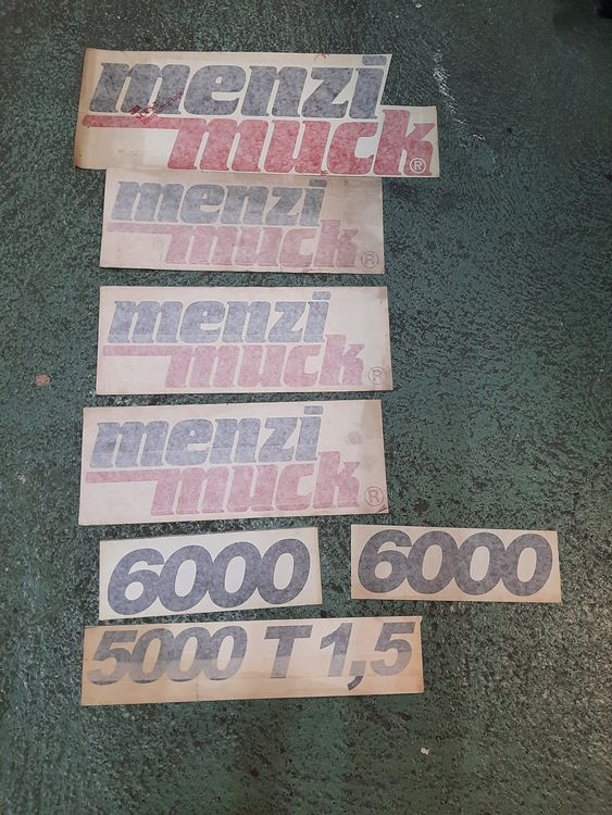 Diverse Menzi Muck Aufkleber | Kaufen auf Ricardo