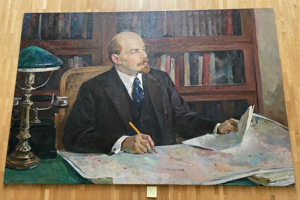 grosses Portrait Ölbild von Lenin, signiert (Gebraucht) in Zunzgen für ...